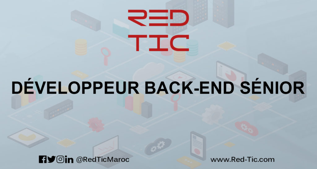 DÉVELOPPEUR BACK-END SÉNIOR - RED TIC RED TIC