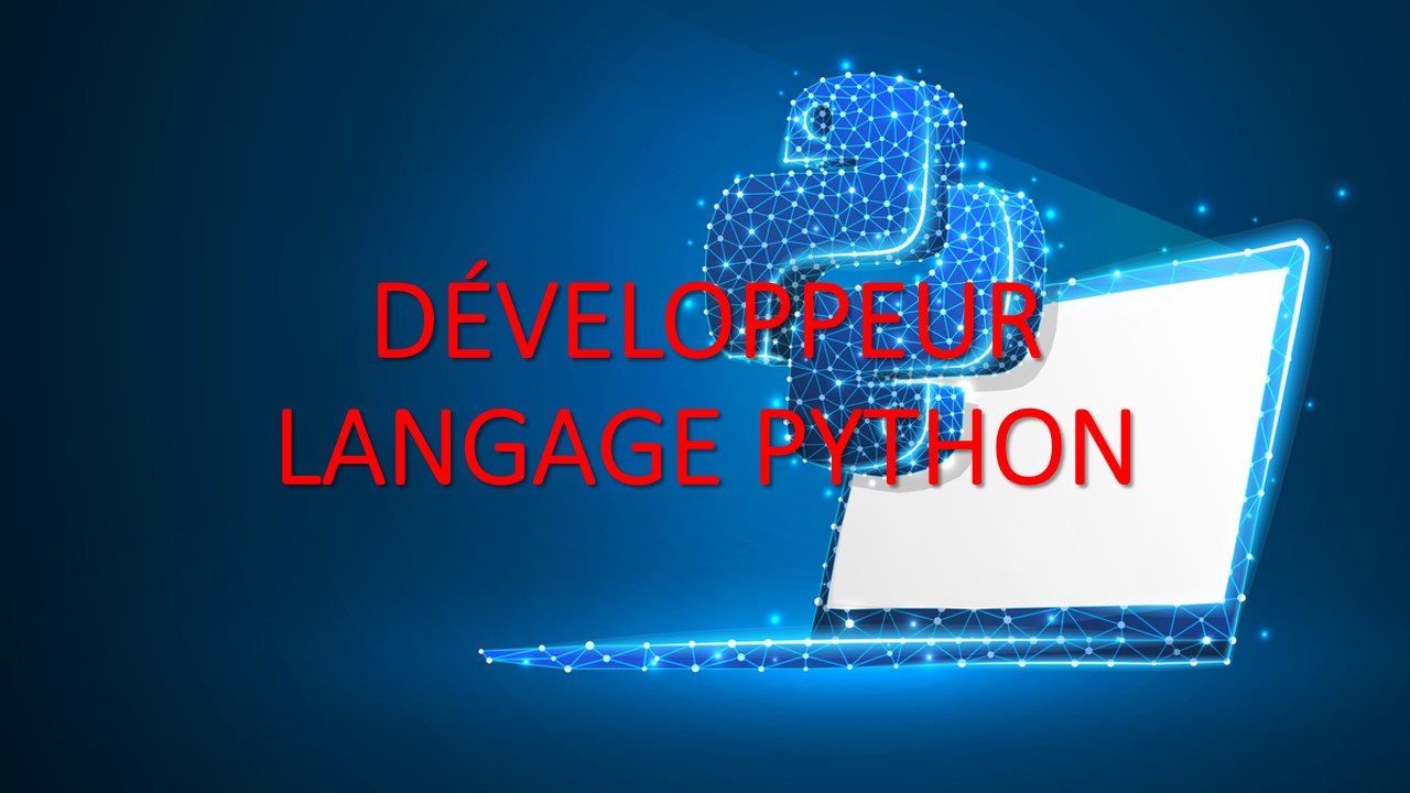 DÉVELOPPEUR LANGAGE PYTHON - RED TIC