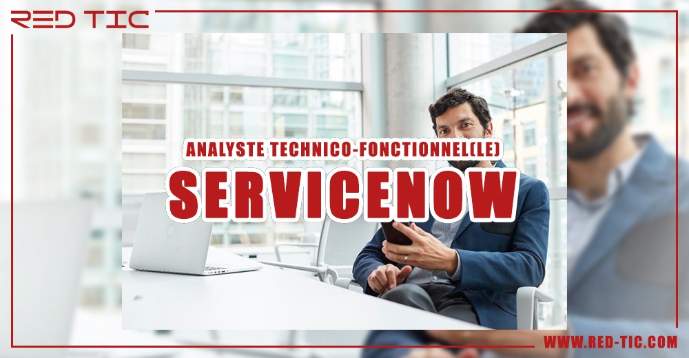 ANALYSTE TECHNICO-FONCTIONNEL(LE) SERVICENOW - RED TIC