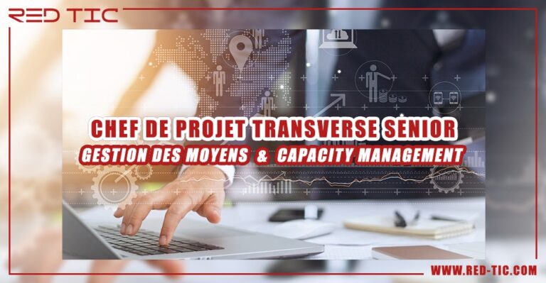 CHEF DE PROJET TRANSVERSE SENIOR GESTION DES MOYENS & CAPACITY MANAGEMENT - RED TIC