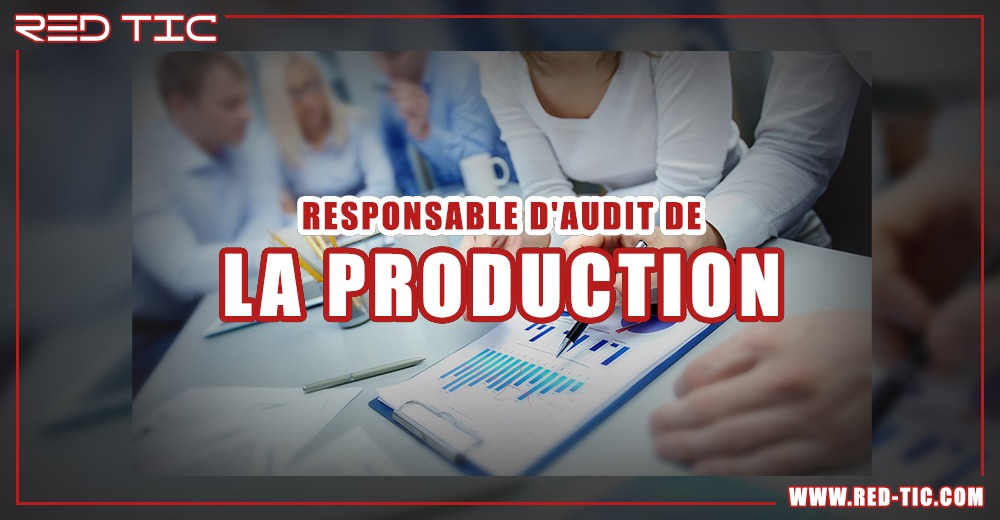 RESPONSABLE D'AUDIT DE LA PRODUCTION - RED TIC