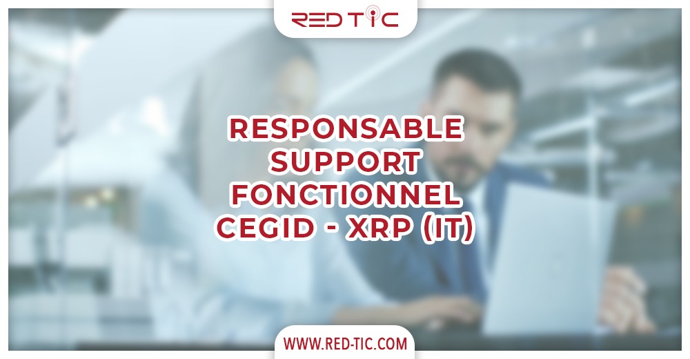 RESPONSABLE SUPPORT FONCTIONNEL CEGID - XRP (IT) - RED TIC